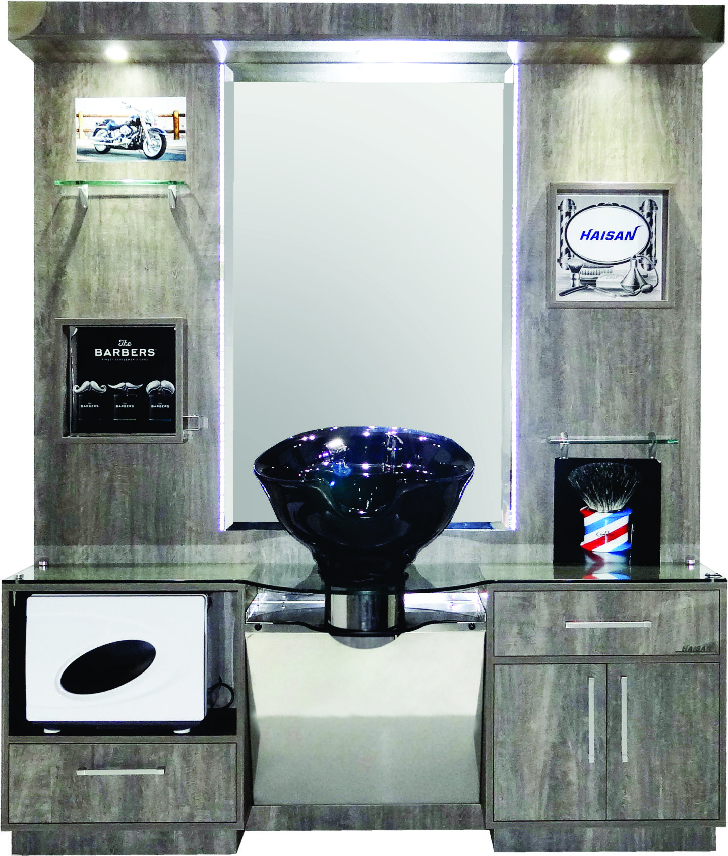 Haisan - Móveis para Salões de Beleza, Barbearias.